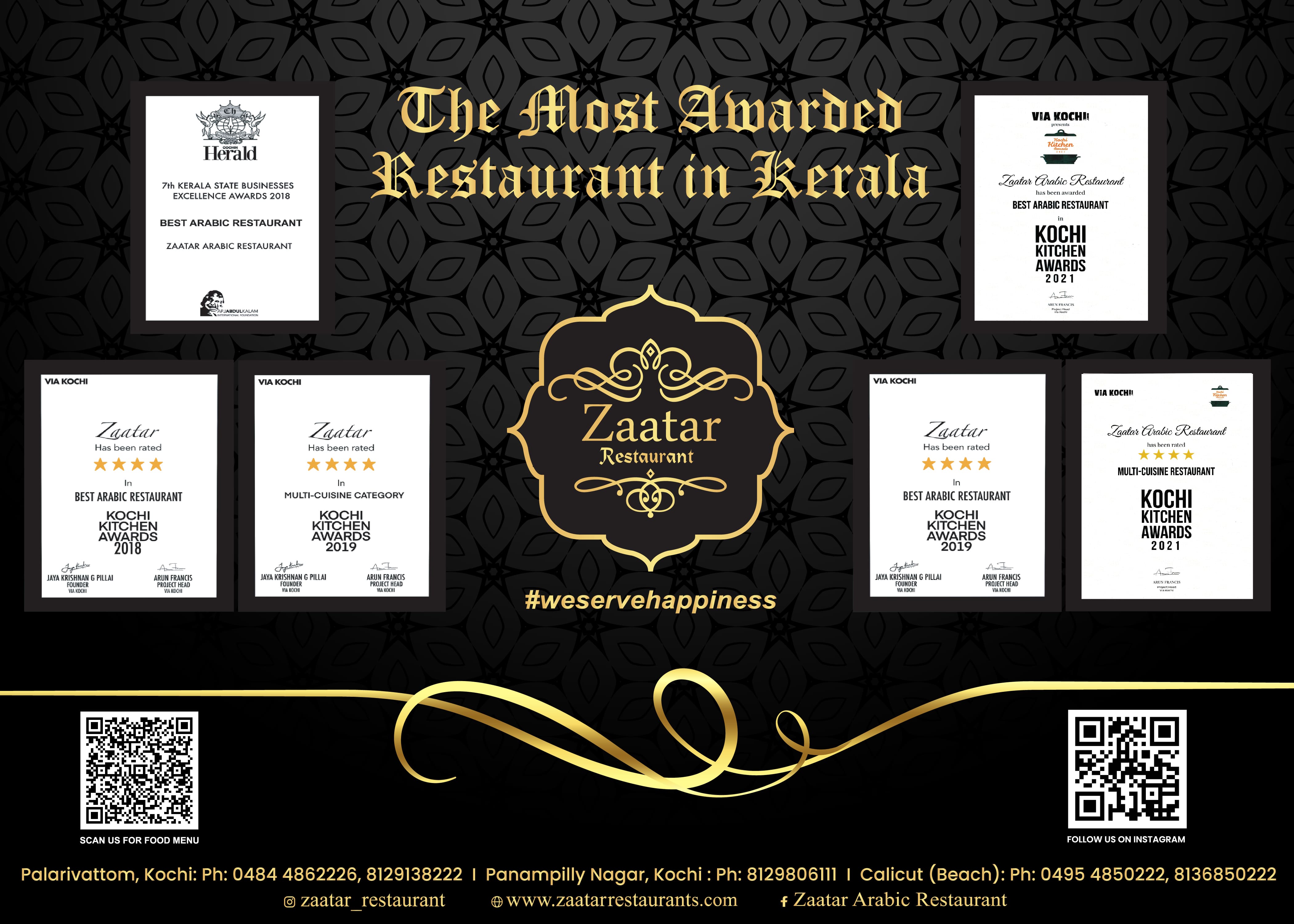 Zaatar Restaurant - Best Arabic Restaurant| Hookah|Panampilly ...